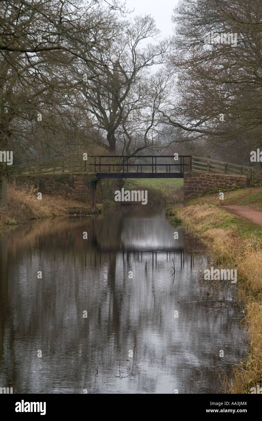 Grand western canal Devon winter 2006 Stock Photo - Alamy
