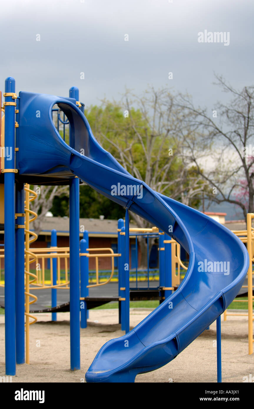 Jungle Gym in Playground Stock Photo - Alamy