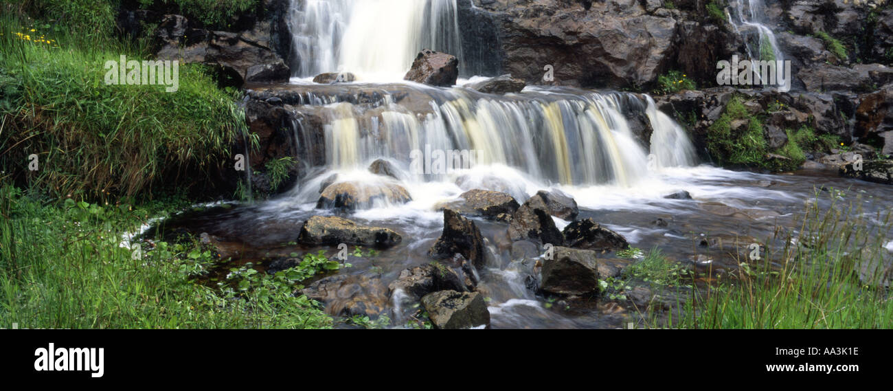 Horizontal Panoramic Waterfall Stock Photo - Alamy