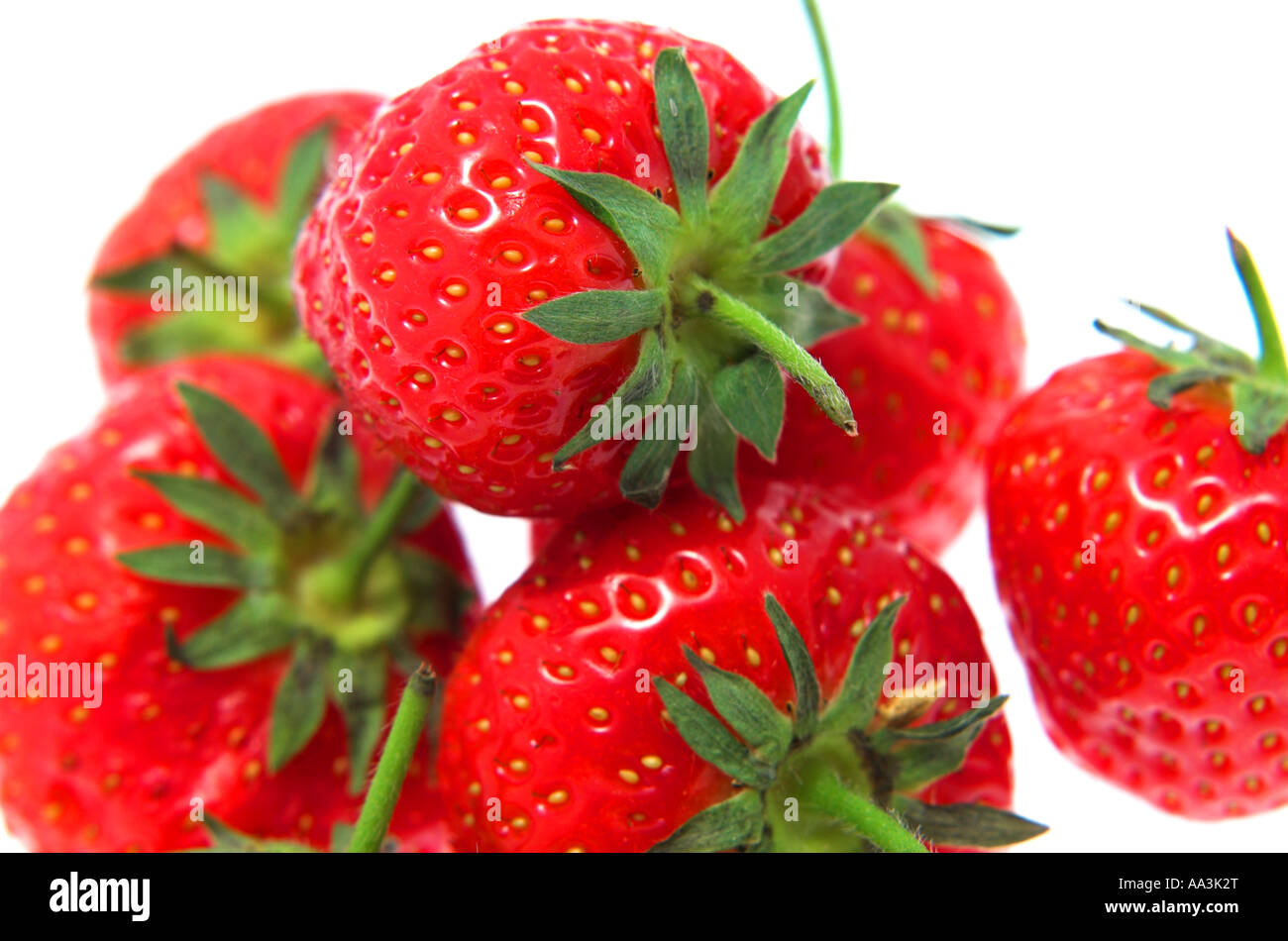 group of strawberries Stock Photo - Alamy