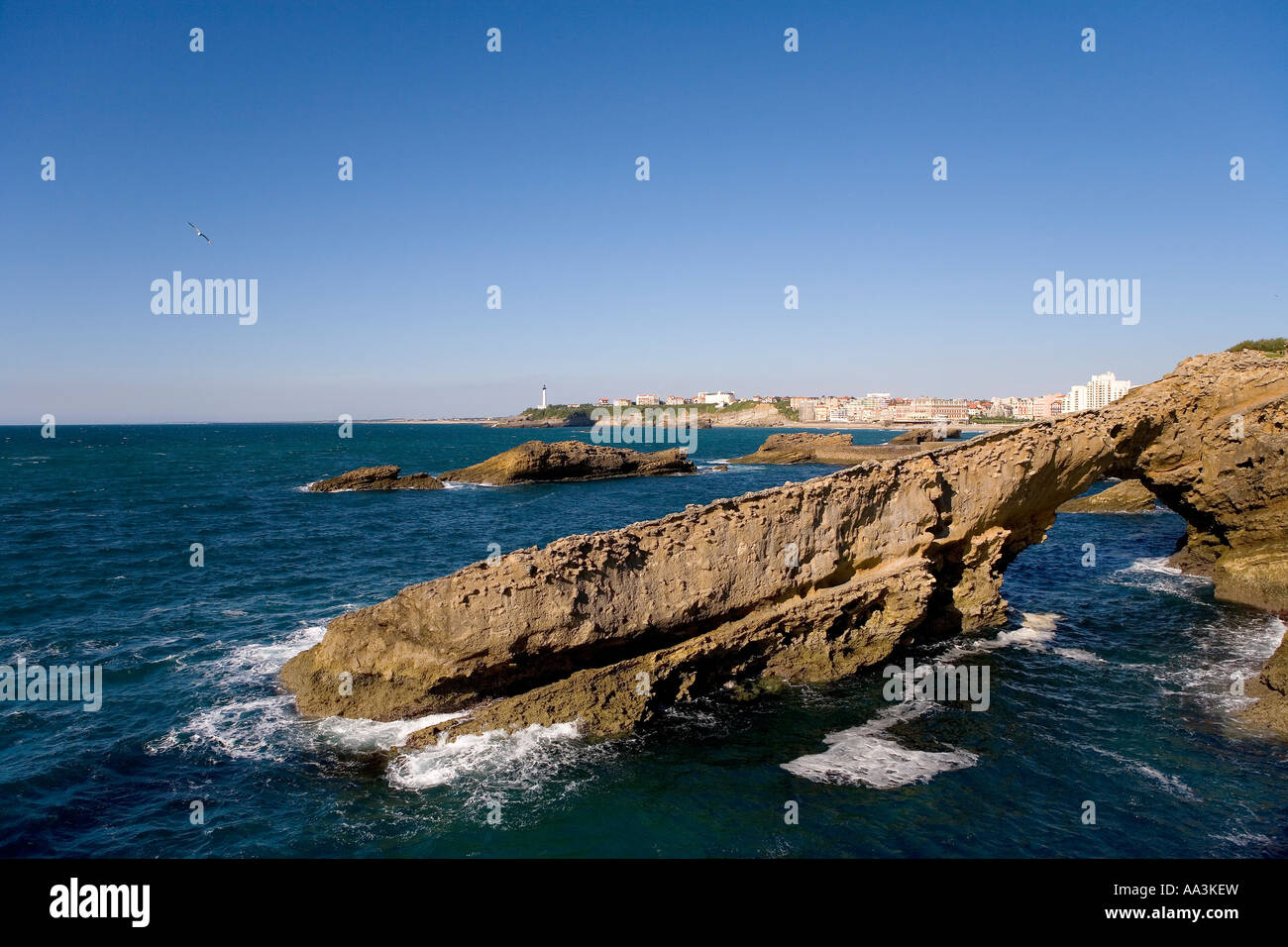 Biarritz Basque Country France Stock Photo - Alamy