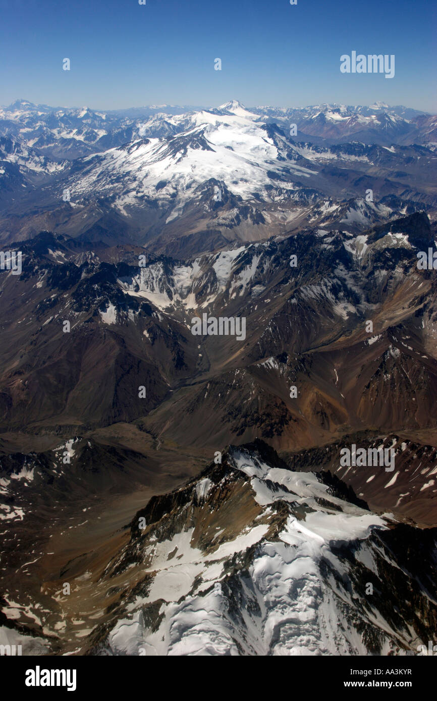 Flying above Chile Stock Photo - Alamy