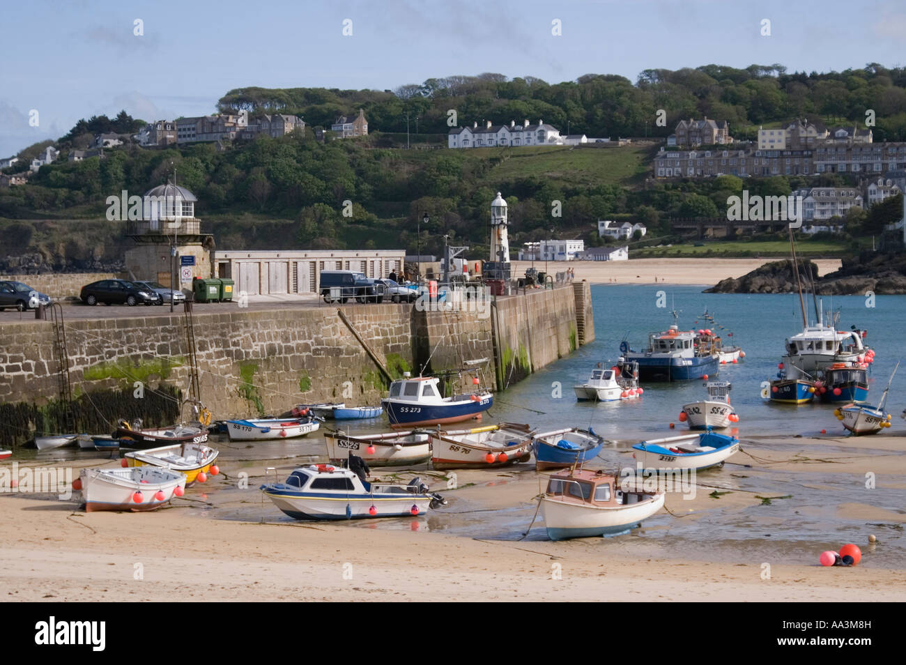 St. Ives Harbour, Cornwall Stock Photo - Alamy