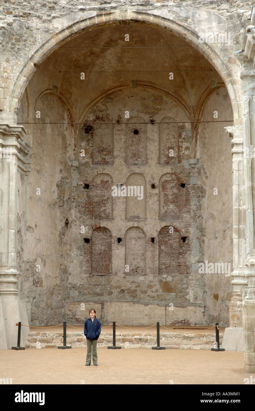 Great Stone Church Mission San Juan Capistrano CALIFORNIA Stock Photo ...