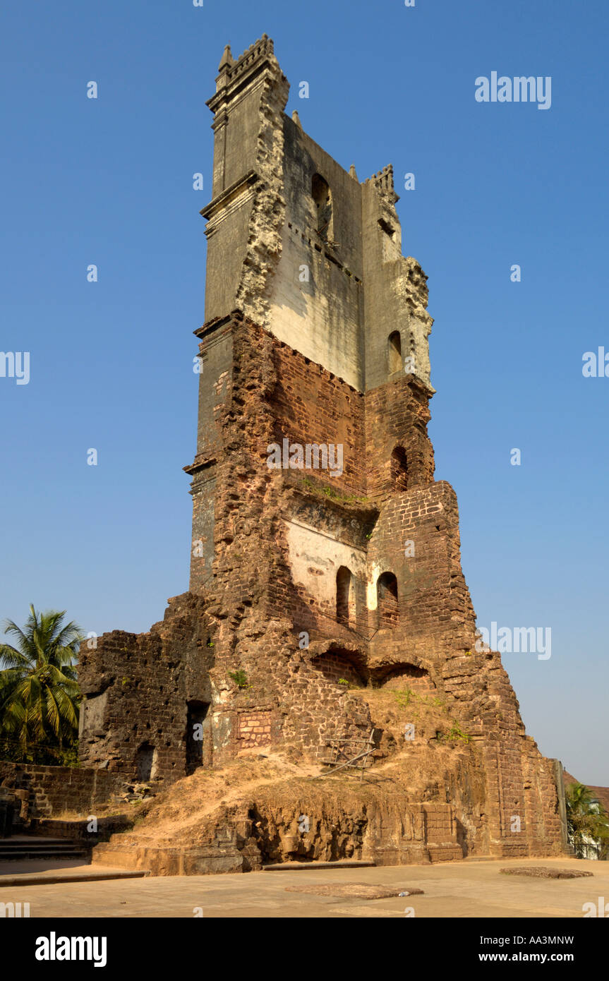 St Augustine church monastery Old Goa India Stock Photo - Alamy