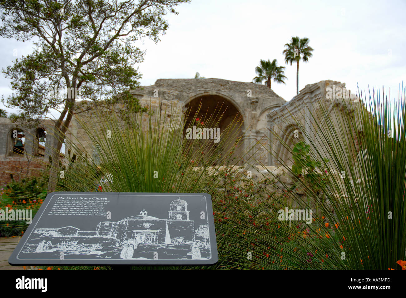 Great Stone Church, Sacred Garden and Bell Wall Mission San Juan ...