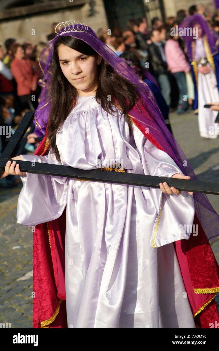 A procession in the Holy Week of Braga, Portugal Stock Photo - Alamy