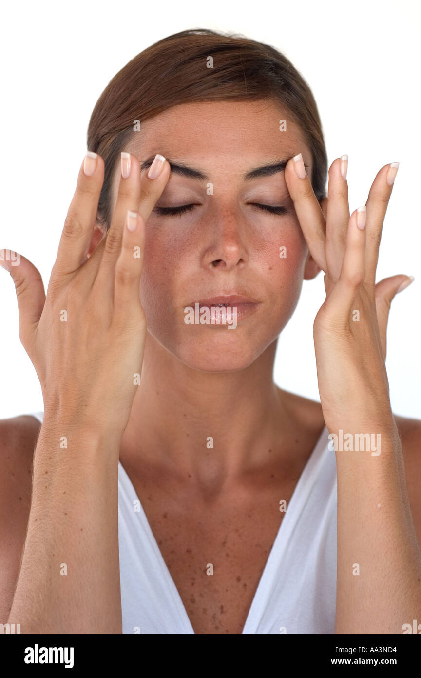 young woman vertical portrait Stock Photo - Alamy