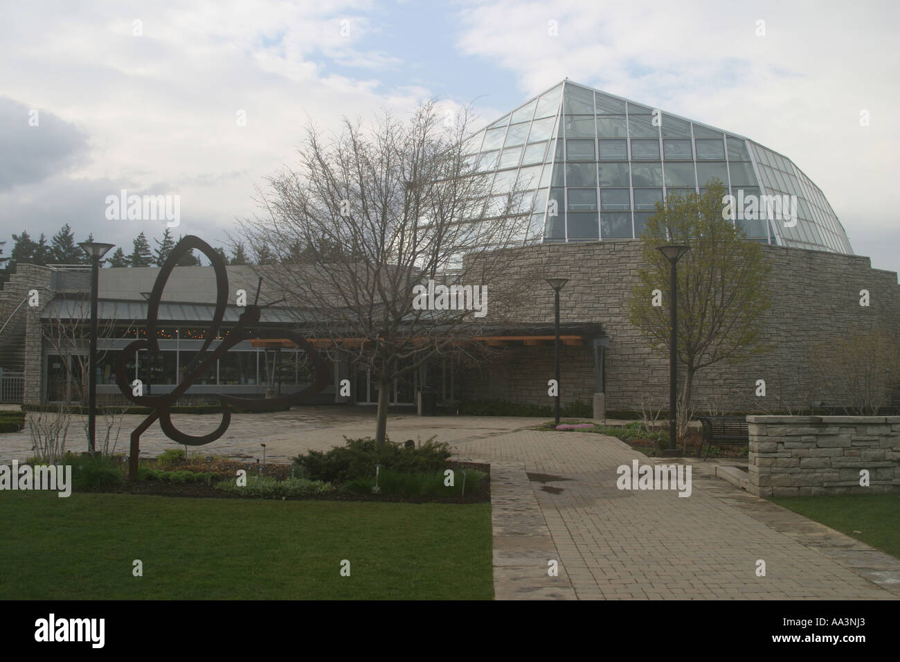 Butterfly conservatory building, Canada Stock Photo - Alamy