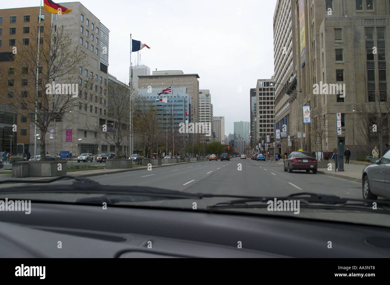 Toronto view from the car Stock Photo - Alamy