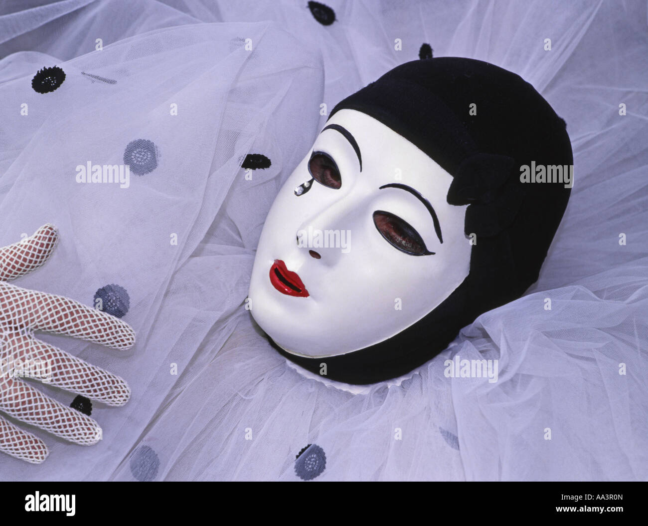 Pierrette costume hi-res stock photography and images - Alamy