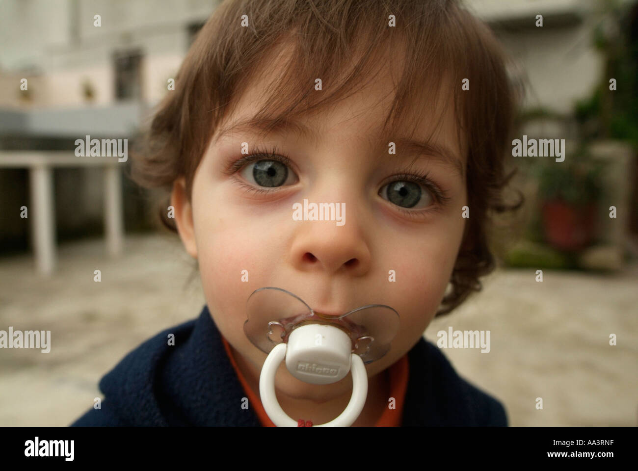 baby with a pacifier Stock Photo - Alamy