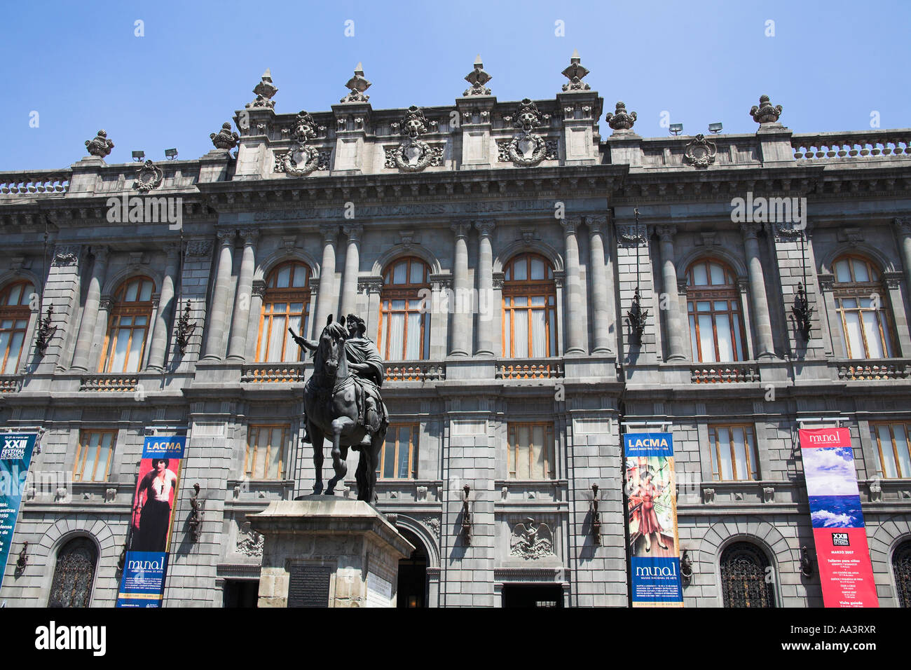 Museo Nacional de Arte, National Art Museum, and El Caballito Carlos IV ...