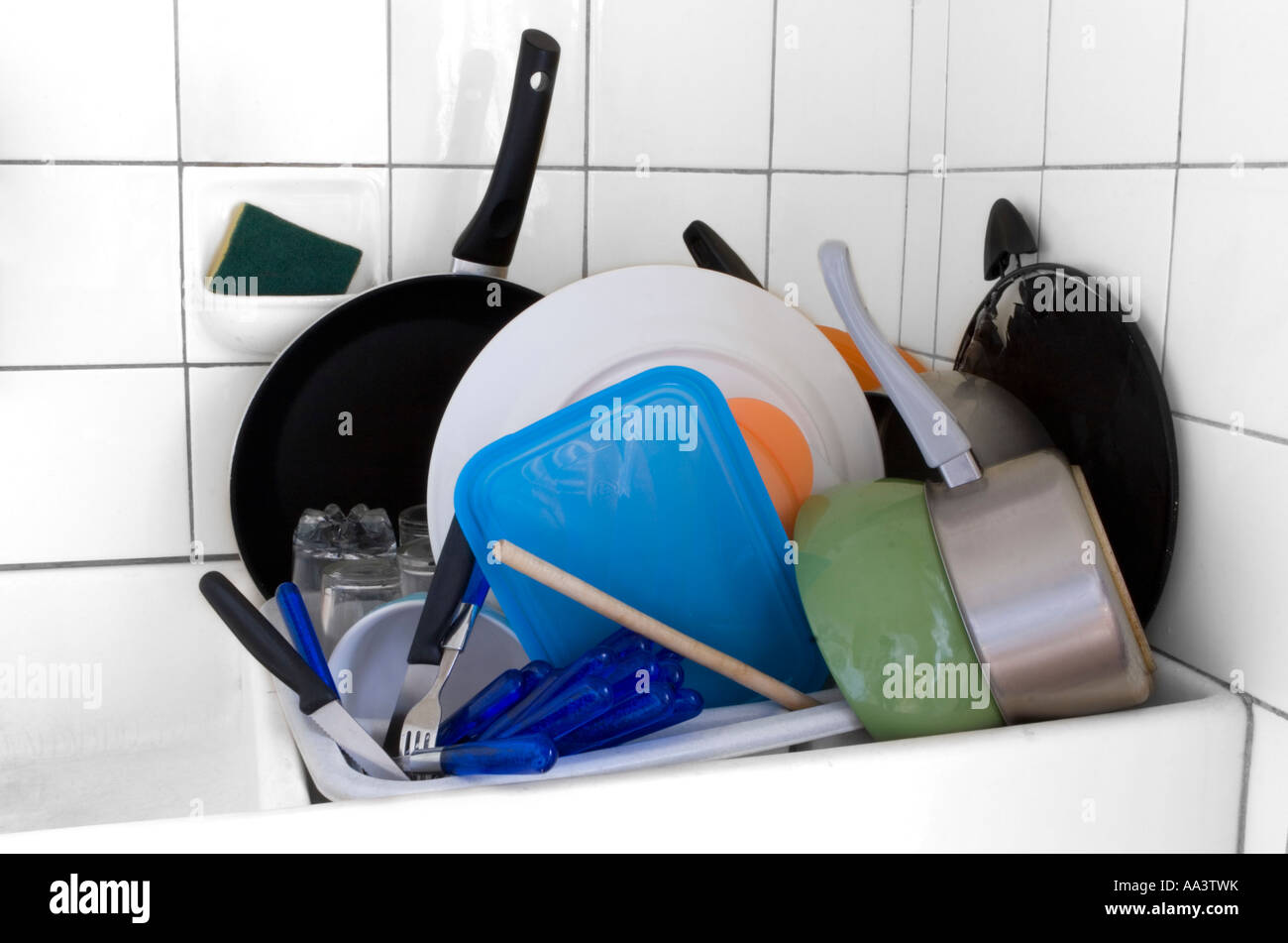 Washing up Done Stock Photo - Alamy
