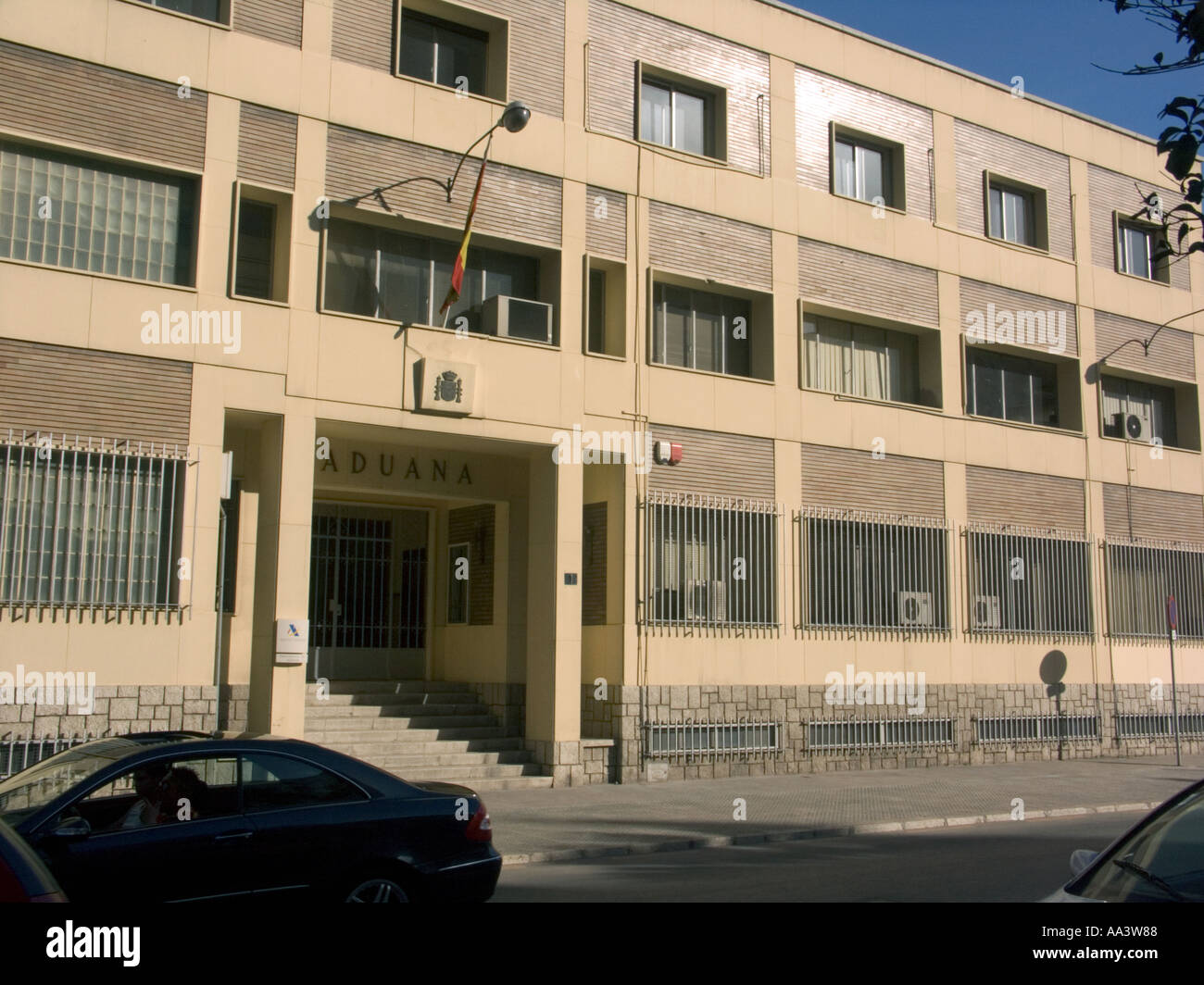 New Custom House Malaga Port Stock Photo - Alamy