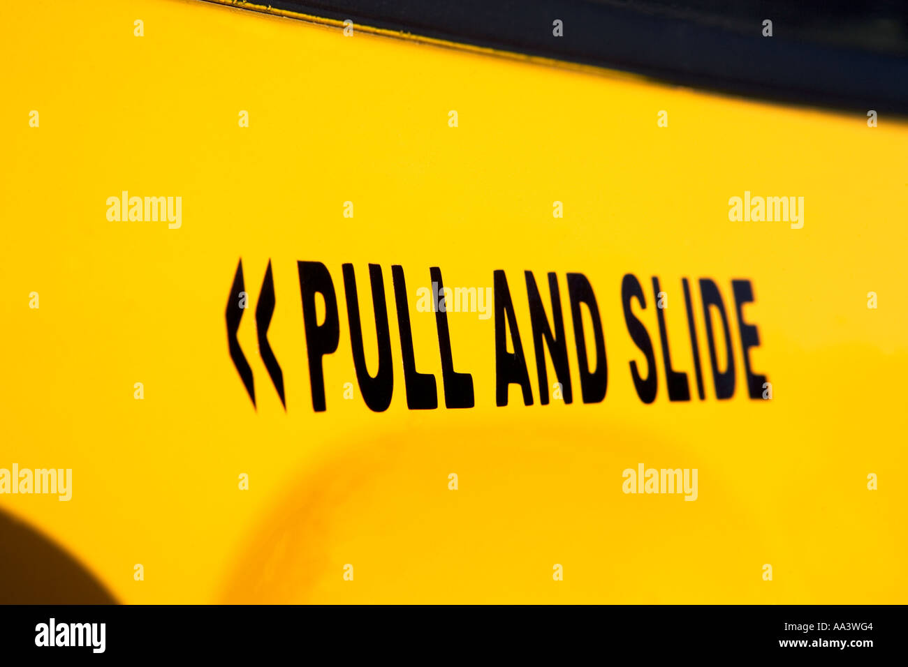 PULL AND SLIDE Stock Photo - Alamy