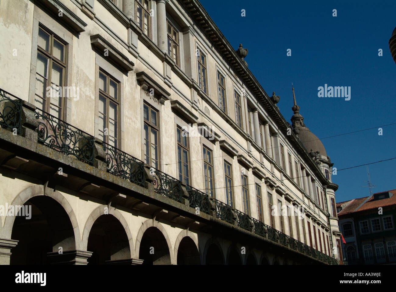 View of an historic building in Braga Stock Photo - Alamy