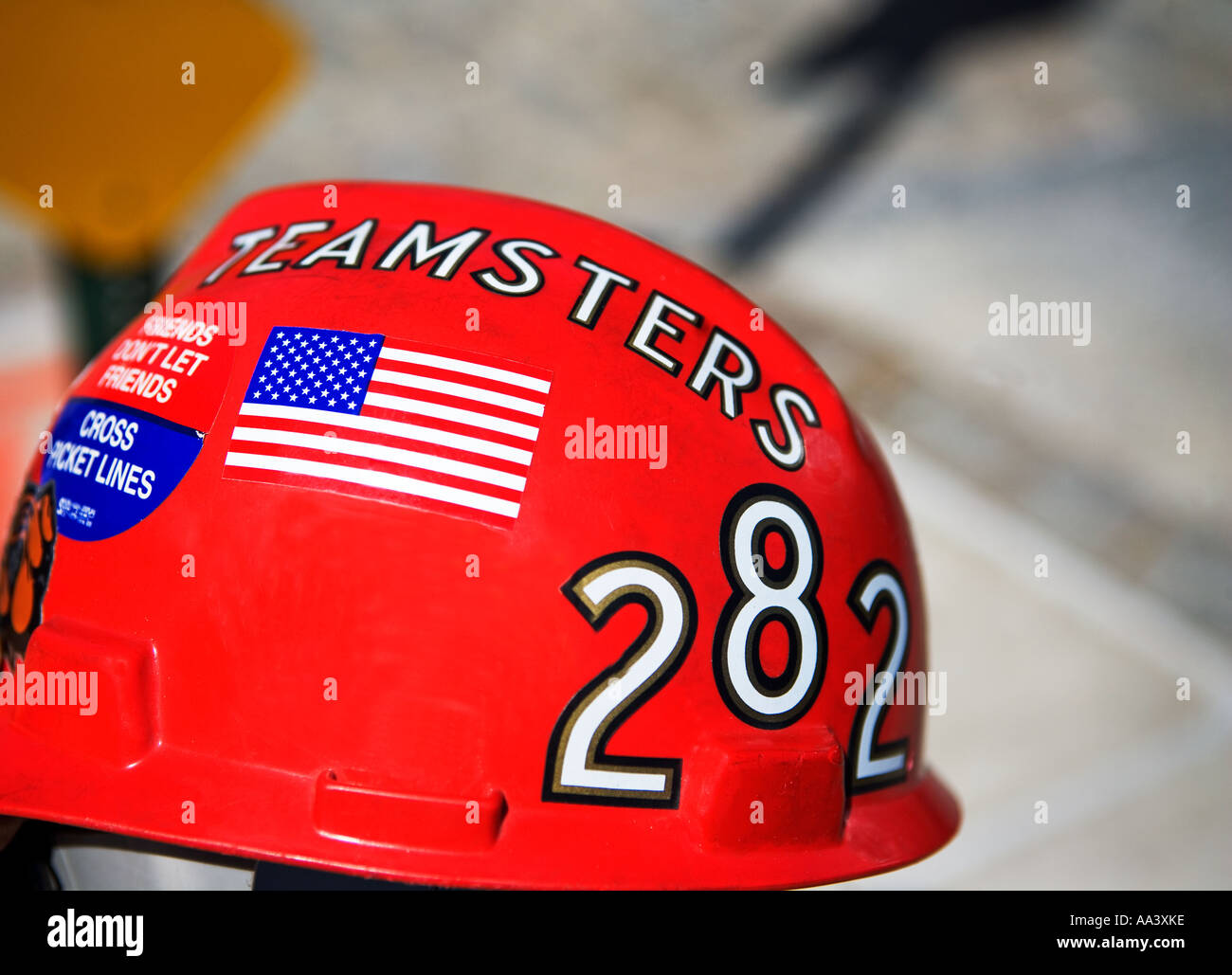Teamsters union flag hi-res stock photography and images - Alamy