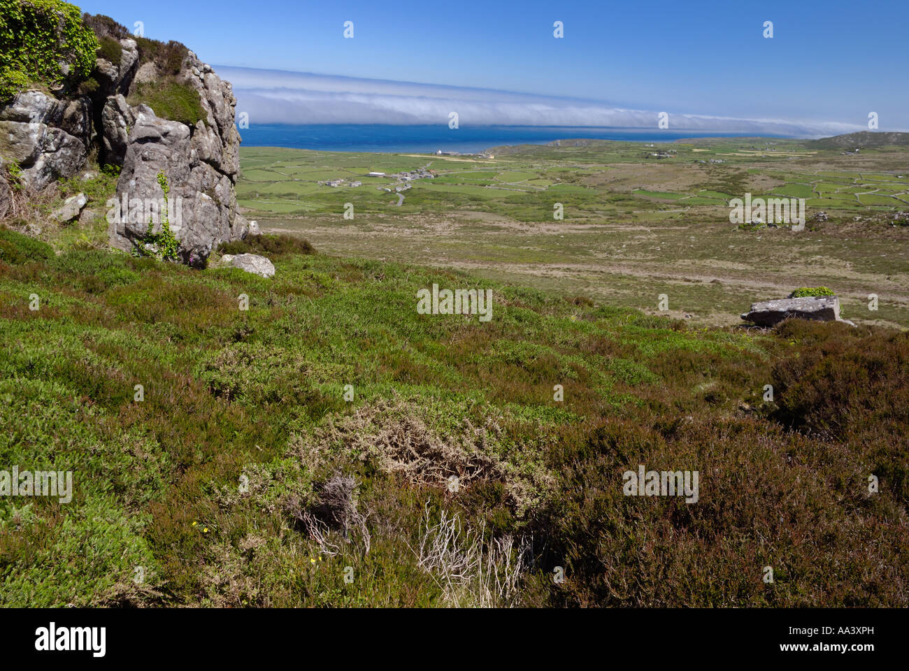 West Penwith Cornwall UK, The view from Carn Galver Stock Photo - Alamy
