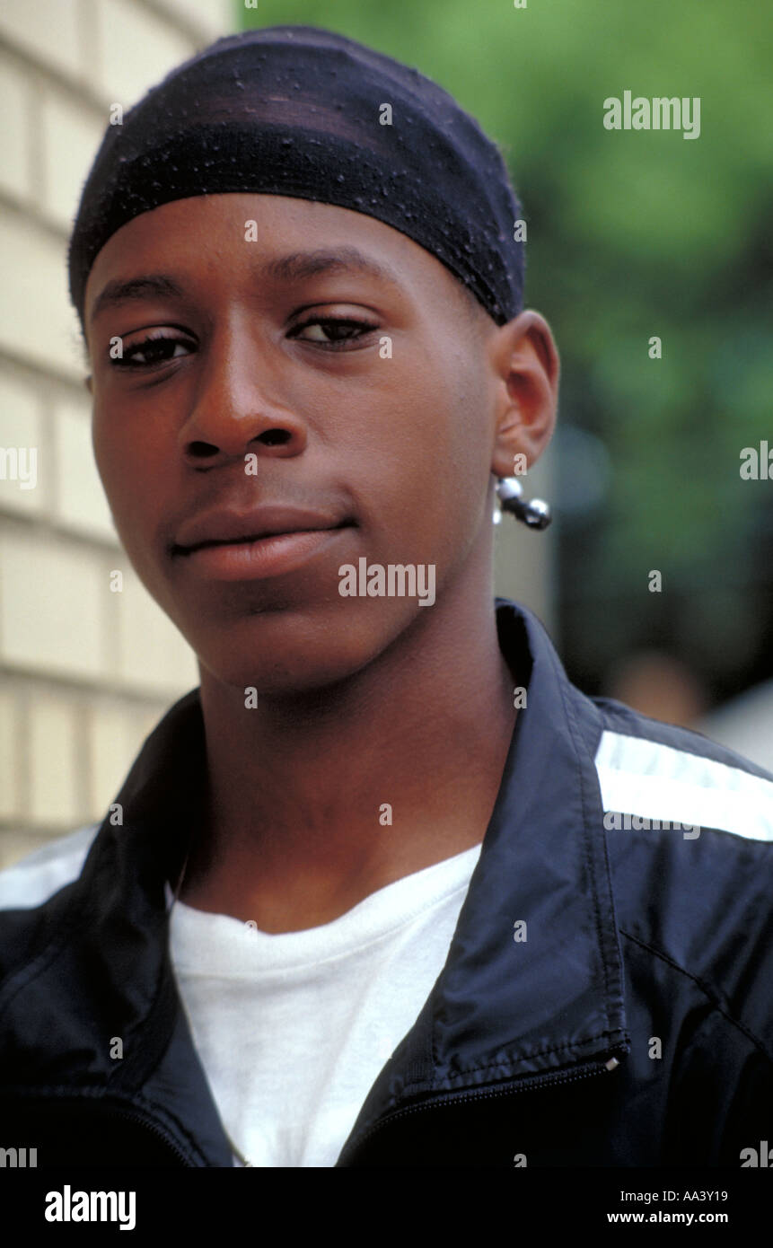 Young black man St Paul Minnesota Stock Photo - Alamy