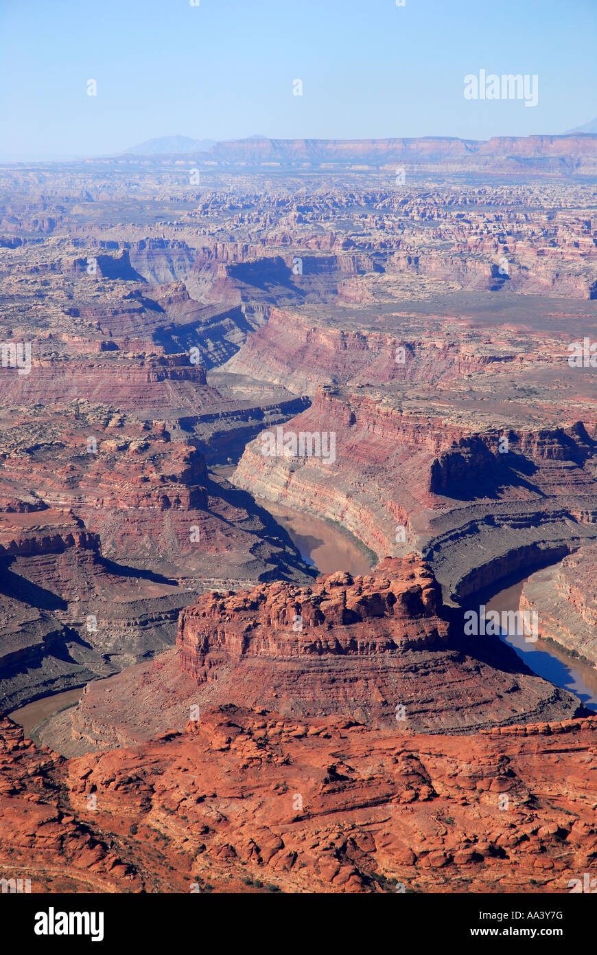 Aerial view of Canyonland National Park near Moab, Utah Stock Photo - Alamy