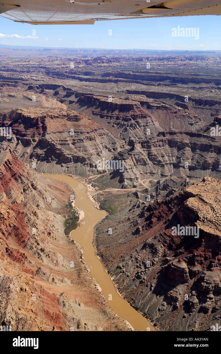 Aerial view of Canyonland National Park near Moab, Utah Stock Photo - Alamy