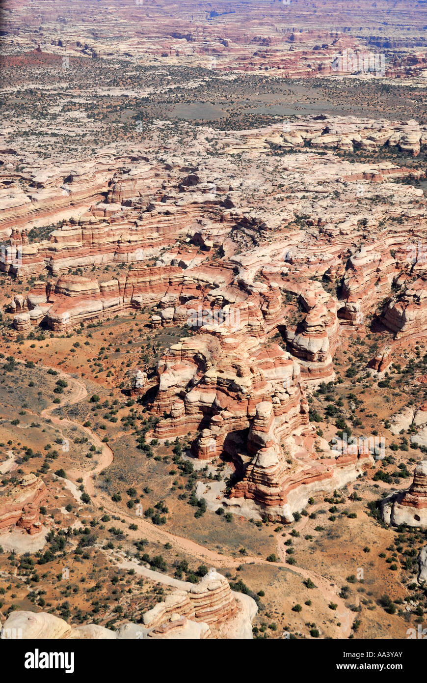 Aerial view of Canyonland National Park near Moab, Utah Stock Photo - Alamy