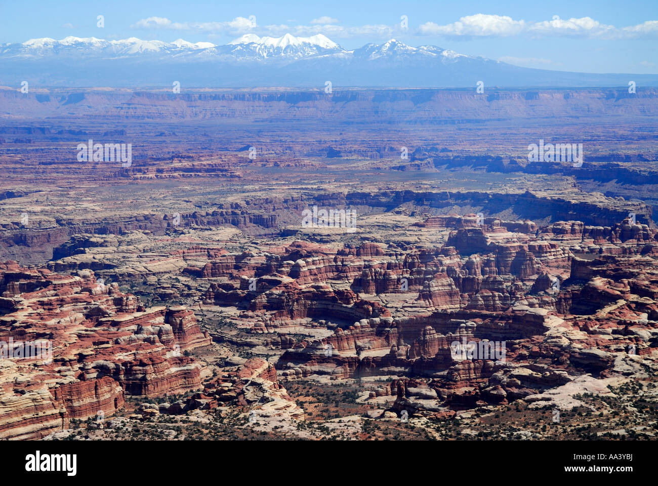 Aerial view of Canyonland National Park near Moab, Utah Stock Photo - Alamy