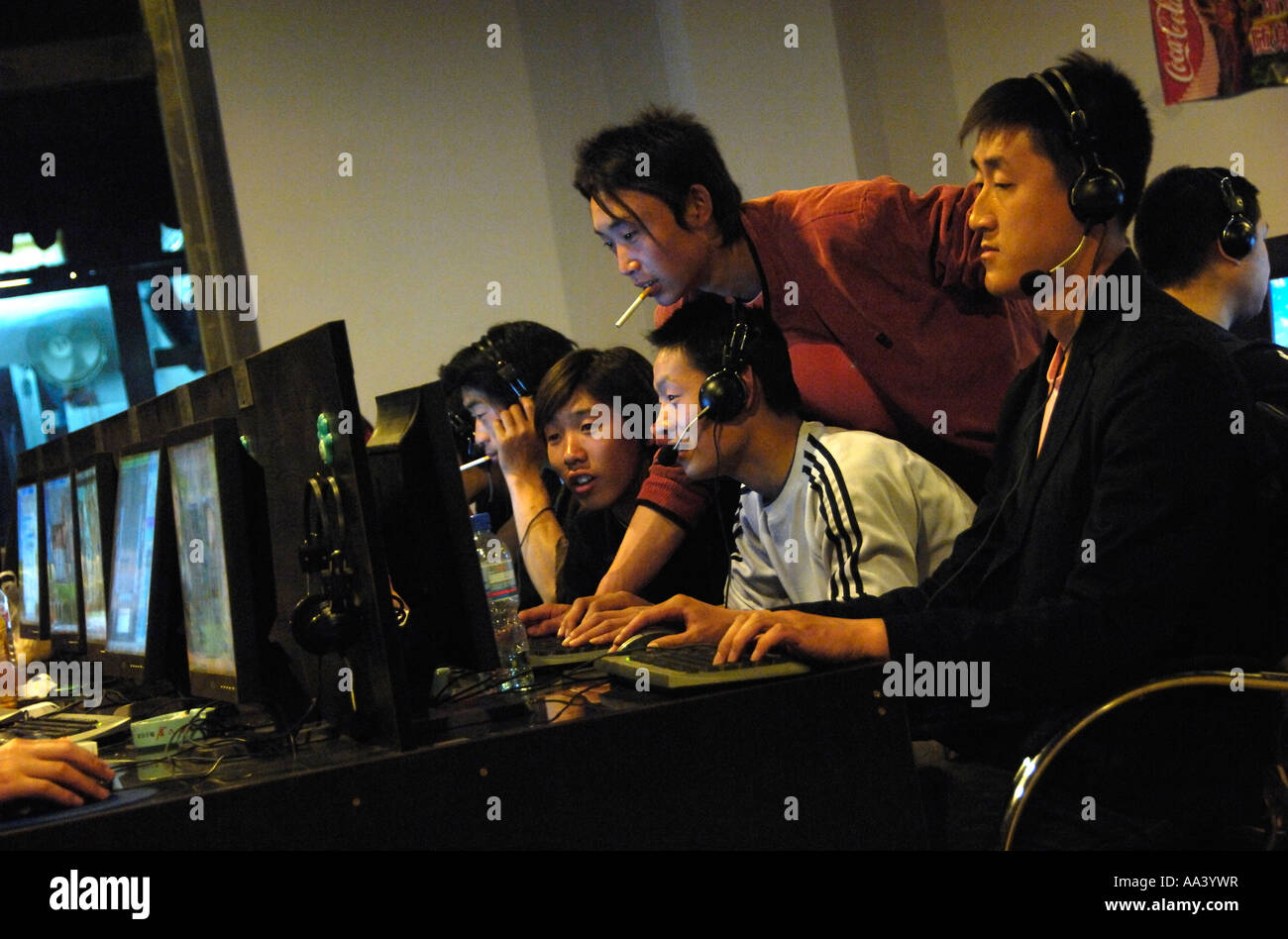 China Internet Cafe 2007 Stock Photo - Alamy