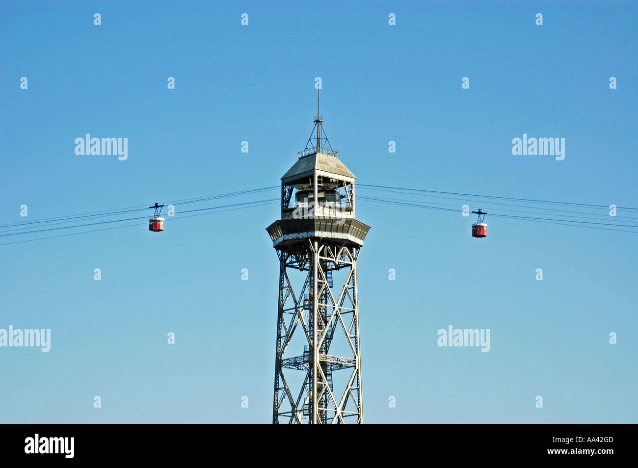 Connection between towers hi-res stock photography and images - Alamy
