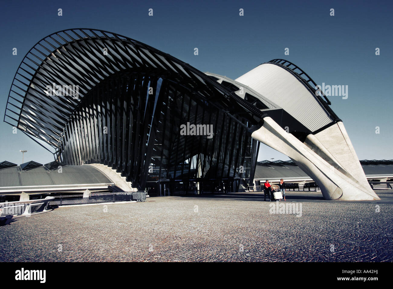 Lyon Saint Exupery Airport Railway Station Architecte Santiago ...