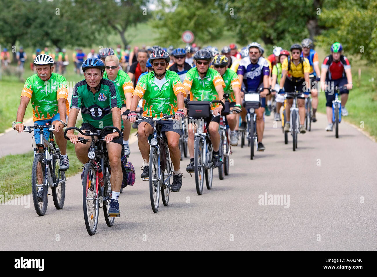 Many cyclists on der road Stock Photo - Alamy Many cyclists on der road Stock Photo - Alamy