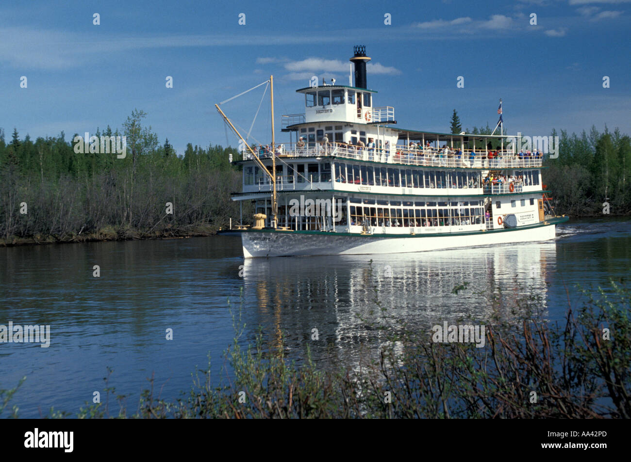 Alaska steam paddle boat hi-res stock photography and images - Alamy
