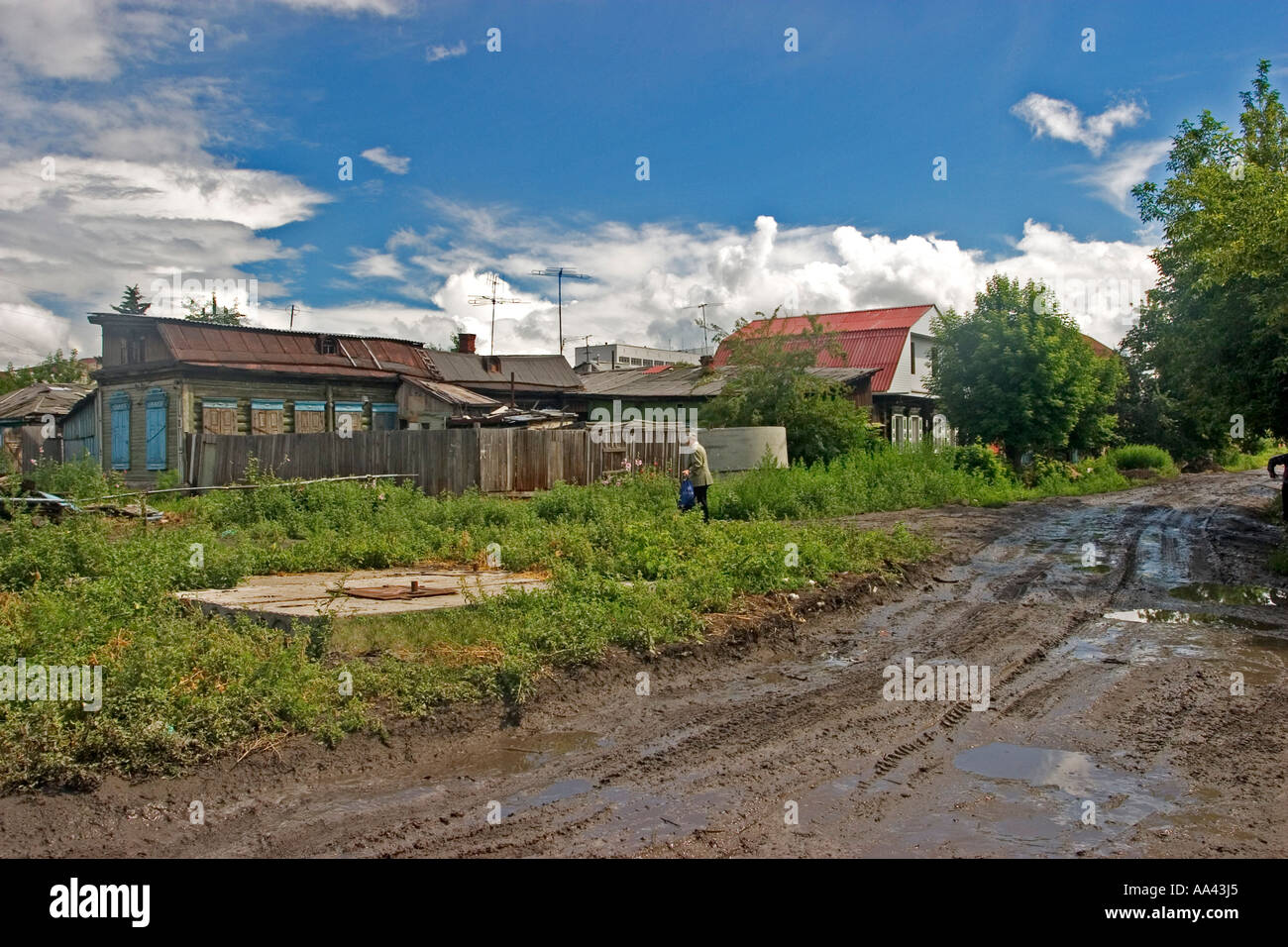 Russian village hi-res stock photography and images - Alamy