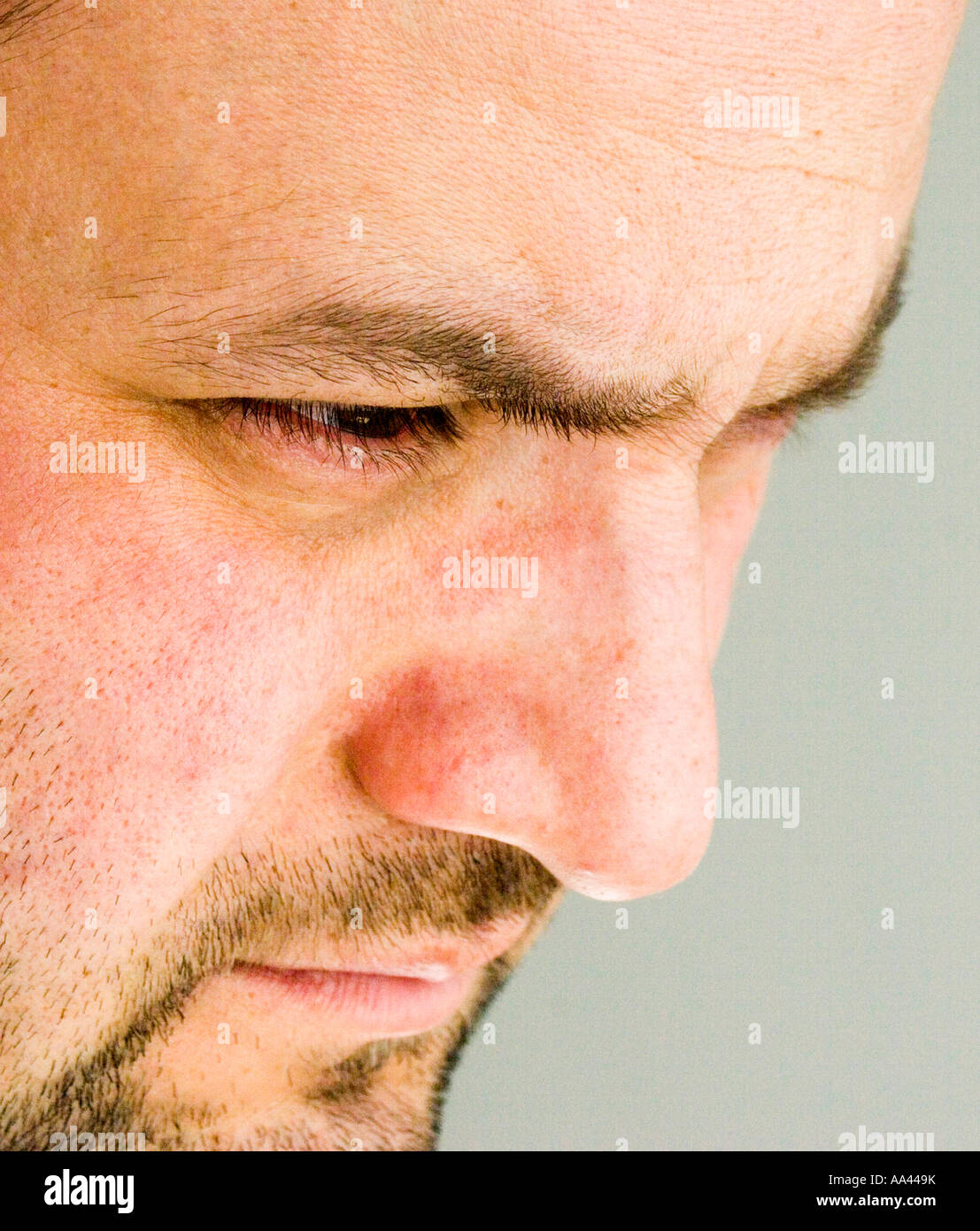 profile of a man Stock Photo - Alamy