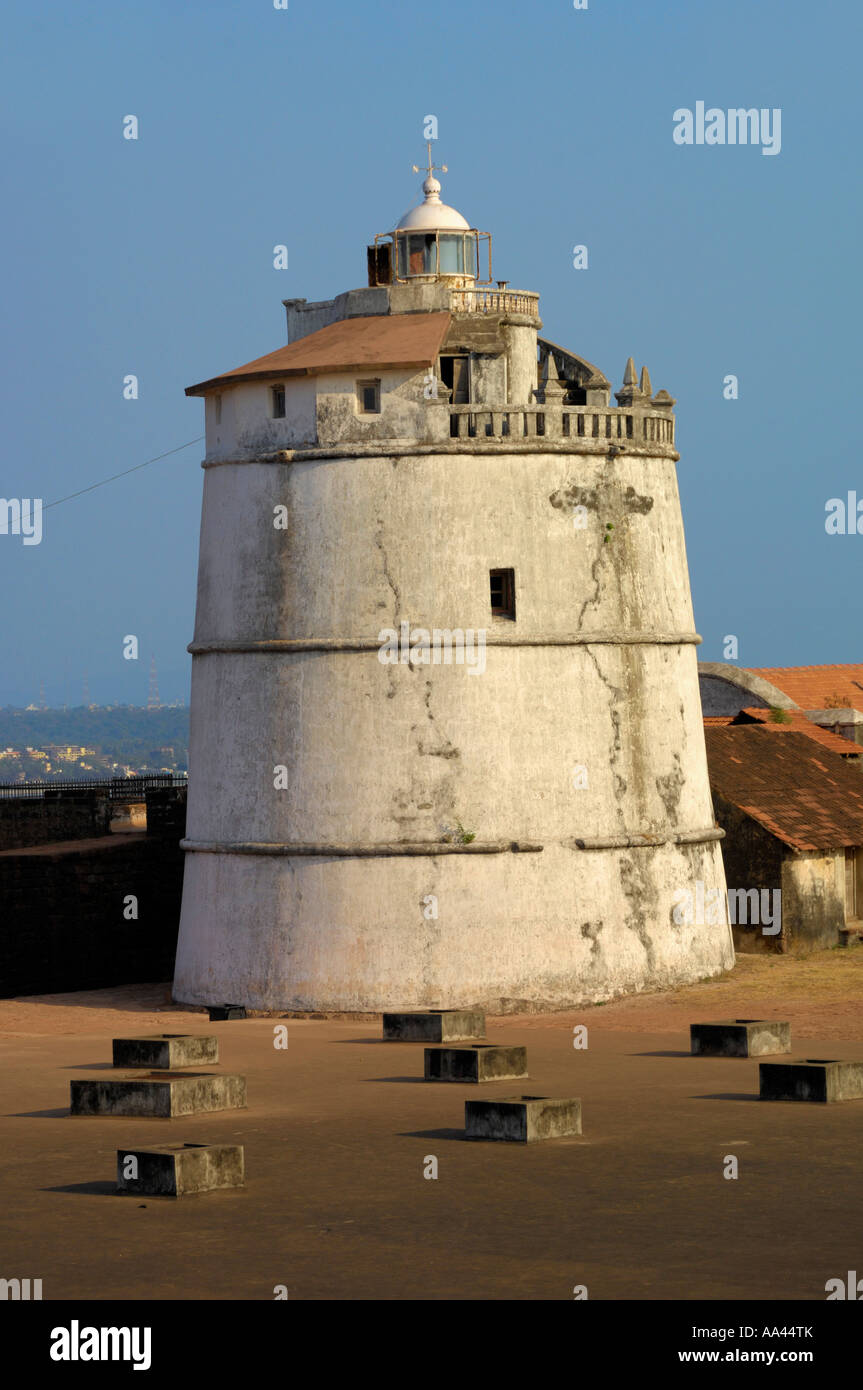 Lighthouse Upper Fort Aguada Goa India Stock Photo - Alamy