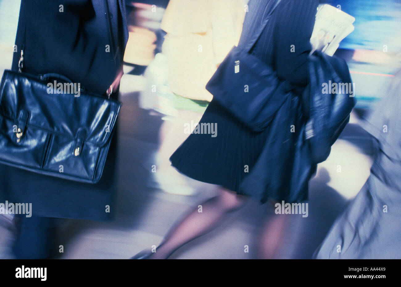 New York City Grand Central Station Businesspeople a man and a woman ...