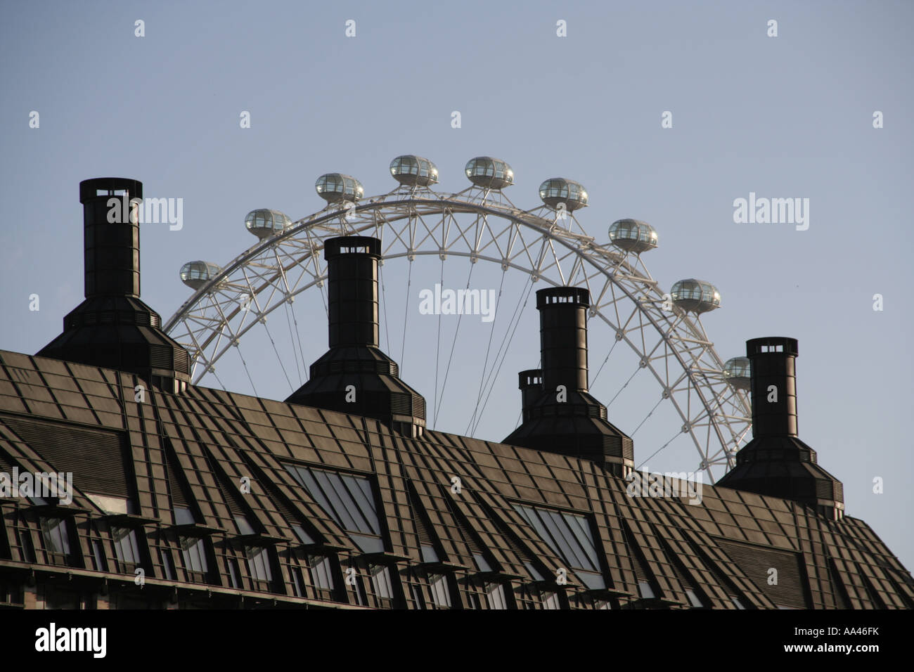 Portcullis House and Millennium Wheel British airways london eye London ...