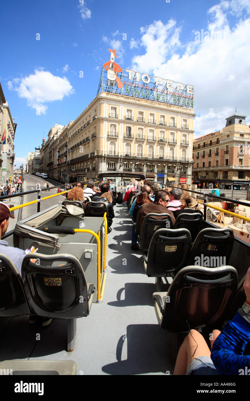 Puerta sol bus madrid hi-res stock photography and images - Alamy