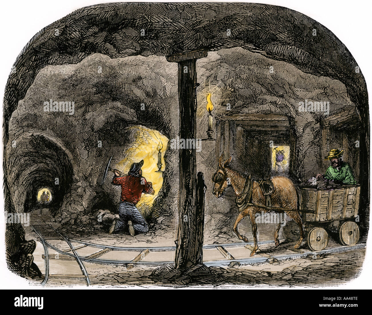 Gold rush california 1850s hi-res stock photography and images - Alamy
