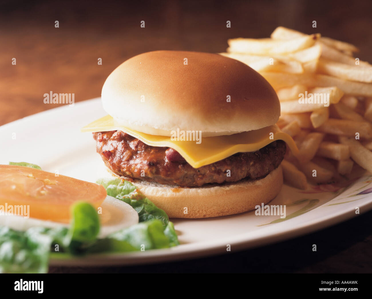 chili cheese burger Stock Photo - Alamy