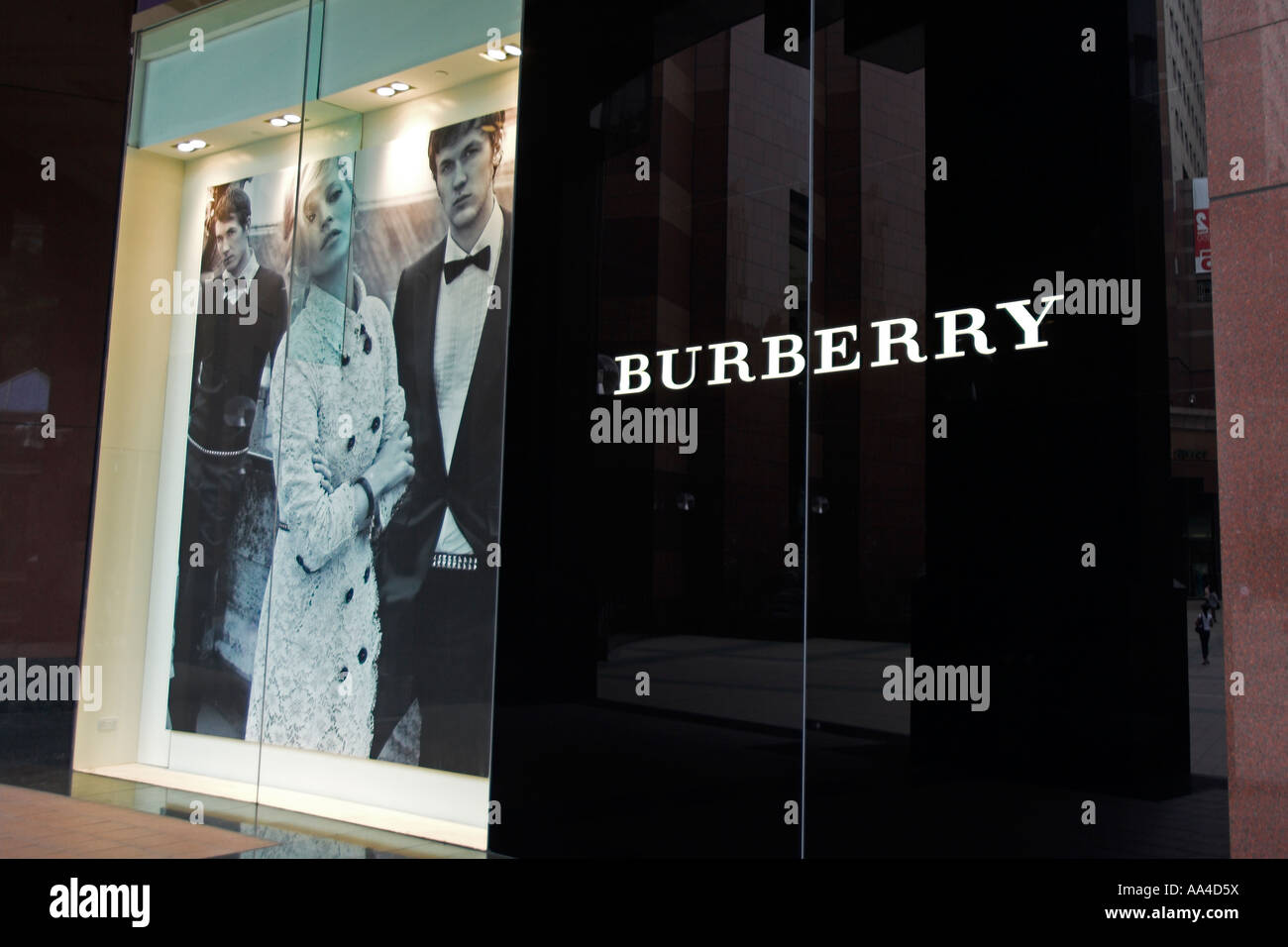 Burberry store window Orchard Road Singapore Stock Photo - Alamy