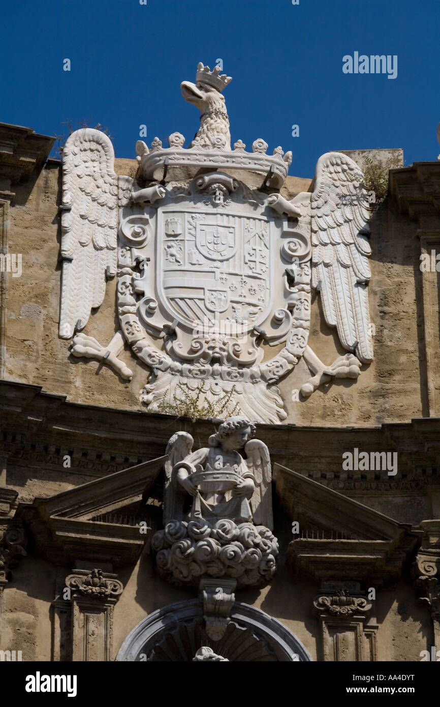 Eagle symbol of Palermo Sicily Stock Photo - Alamy