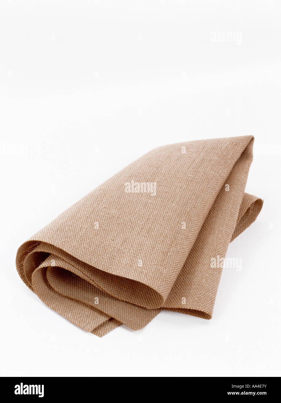 Neutral cotton napkin Stock Photo - Alamy