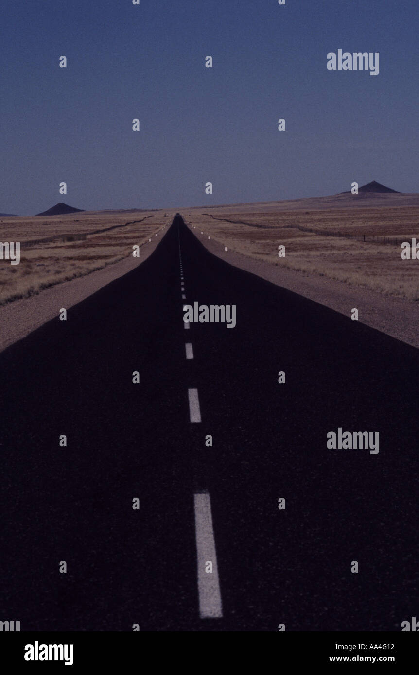 Namibia desert roadway hi-res stock photography and images - Alamy