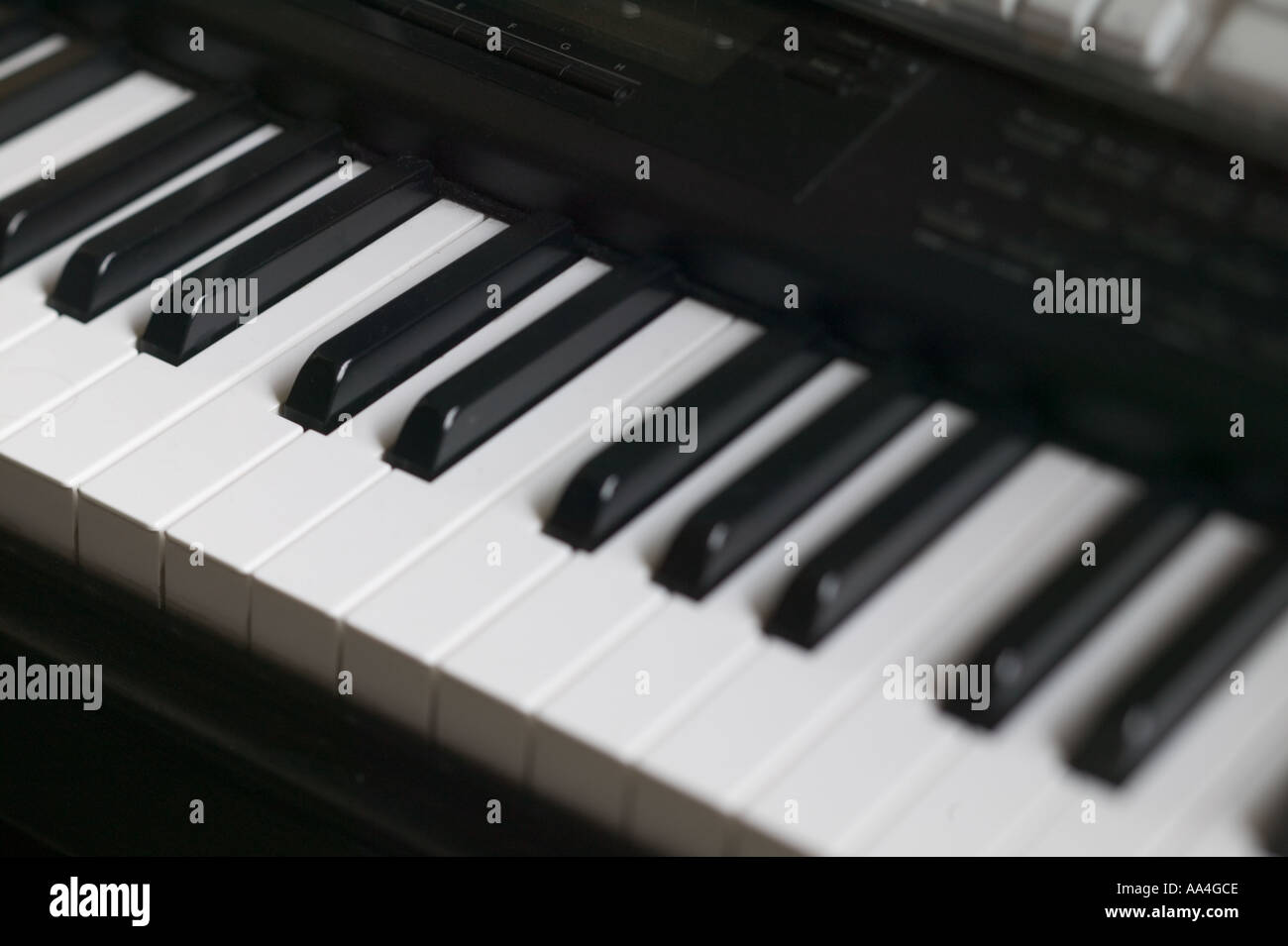 Recording studio equipment electronic keyboard Stock Photo - Alamy