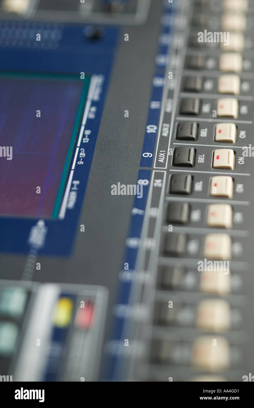 Recording studio equipment Stock Photo - Alamy