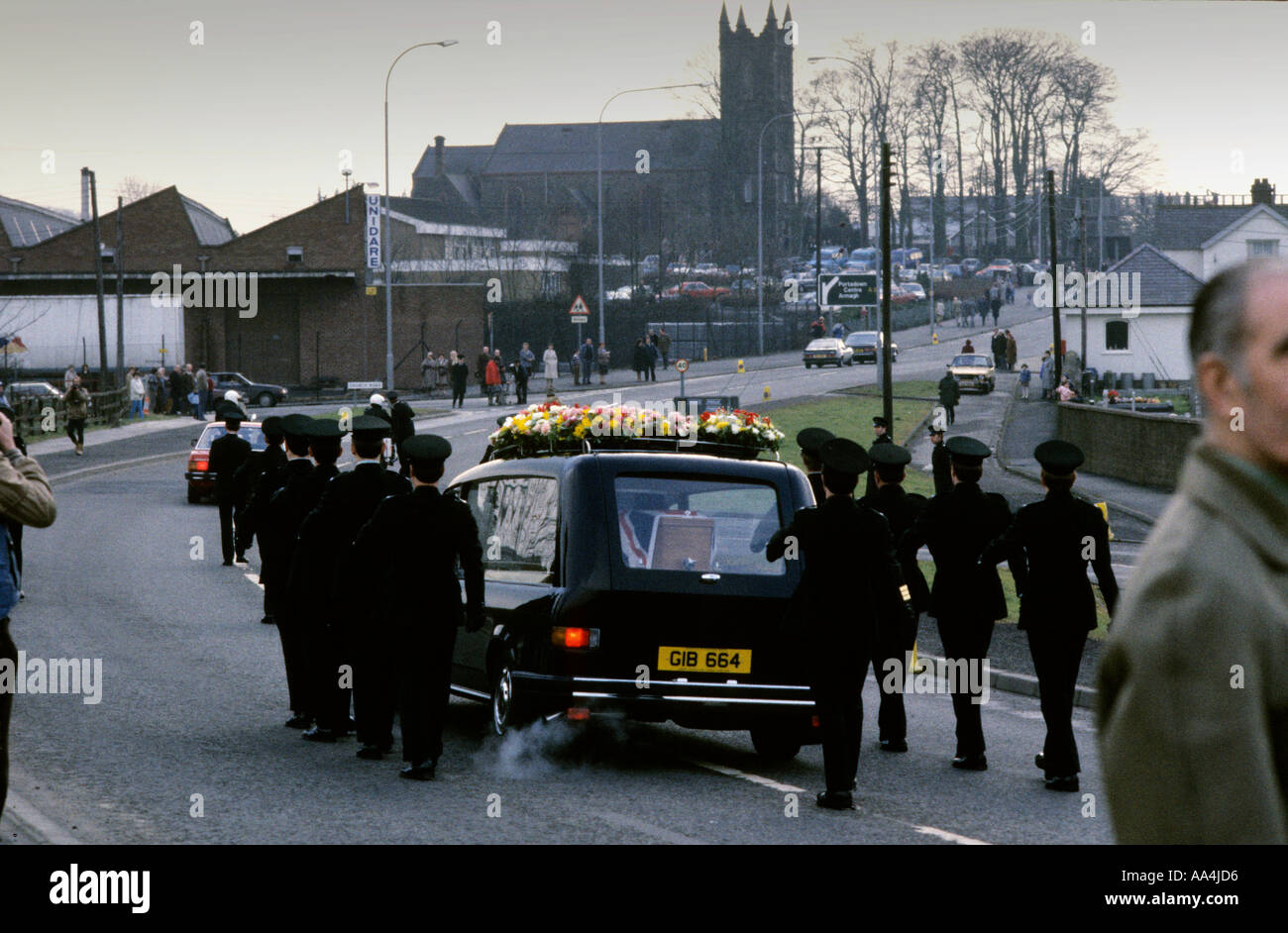 NEWRY BOMBING NORTHERN IRELAND 28 FEB 1985. Nine RUC POLICE OFFICERS ...