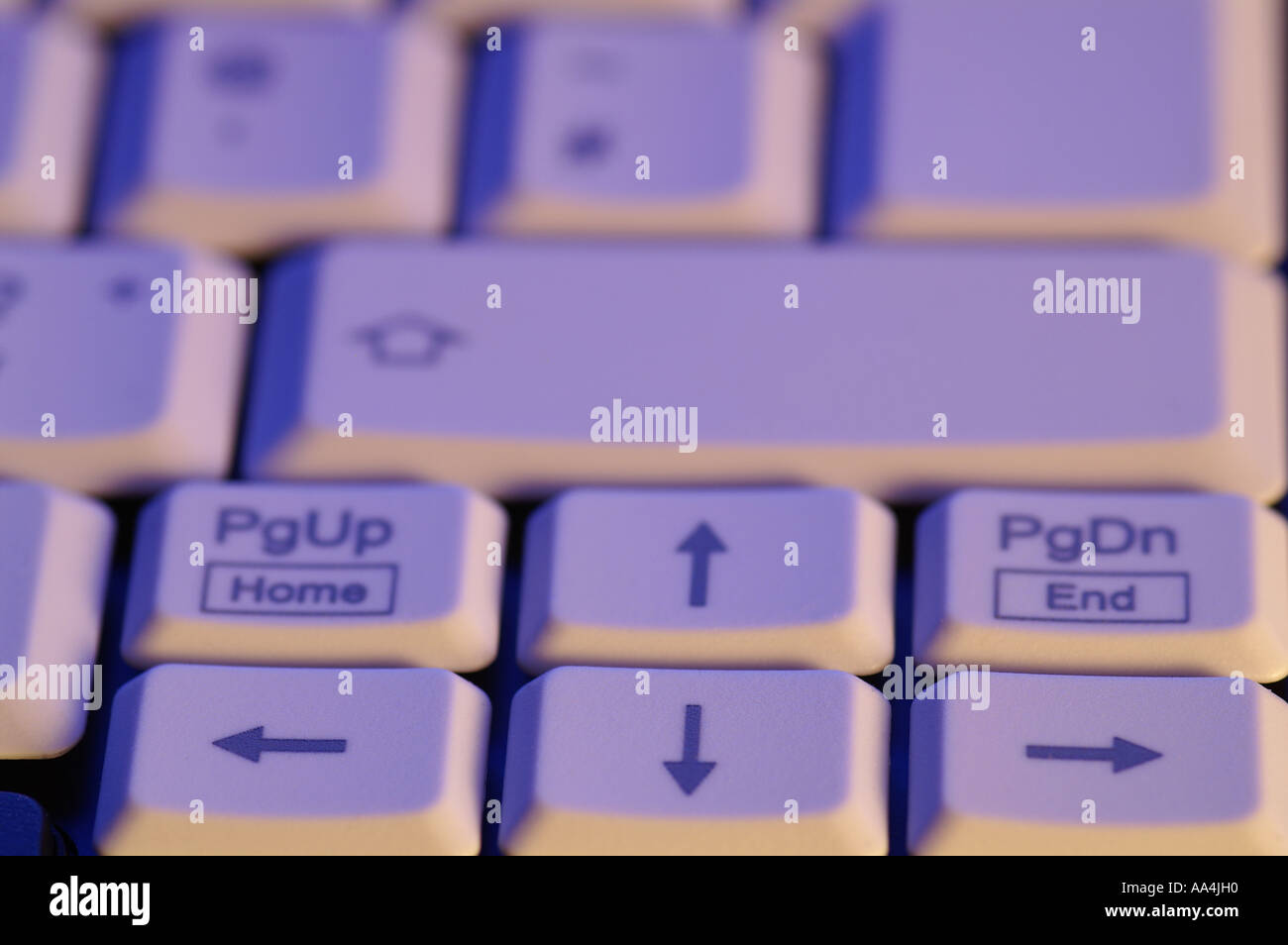 Arrow keys on a keyboard Stock Photo - Alamy