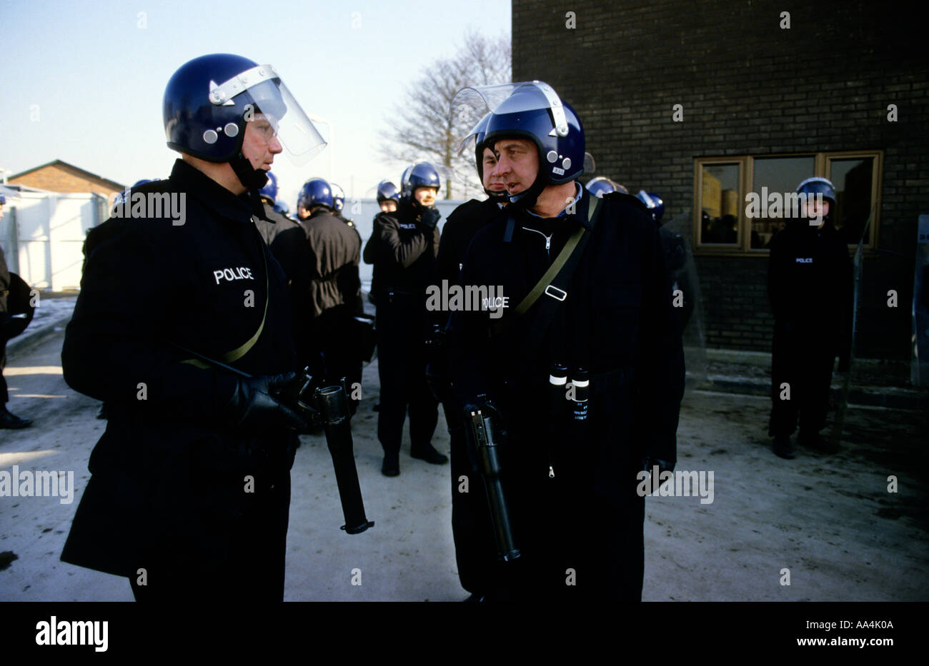 Police training centre at Hounslow, west London, England. Officers ...